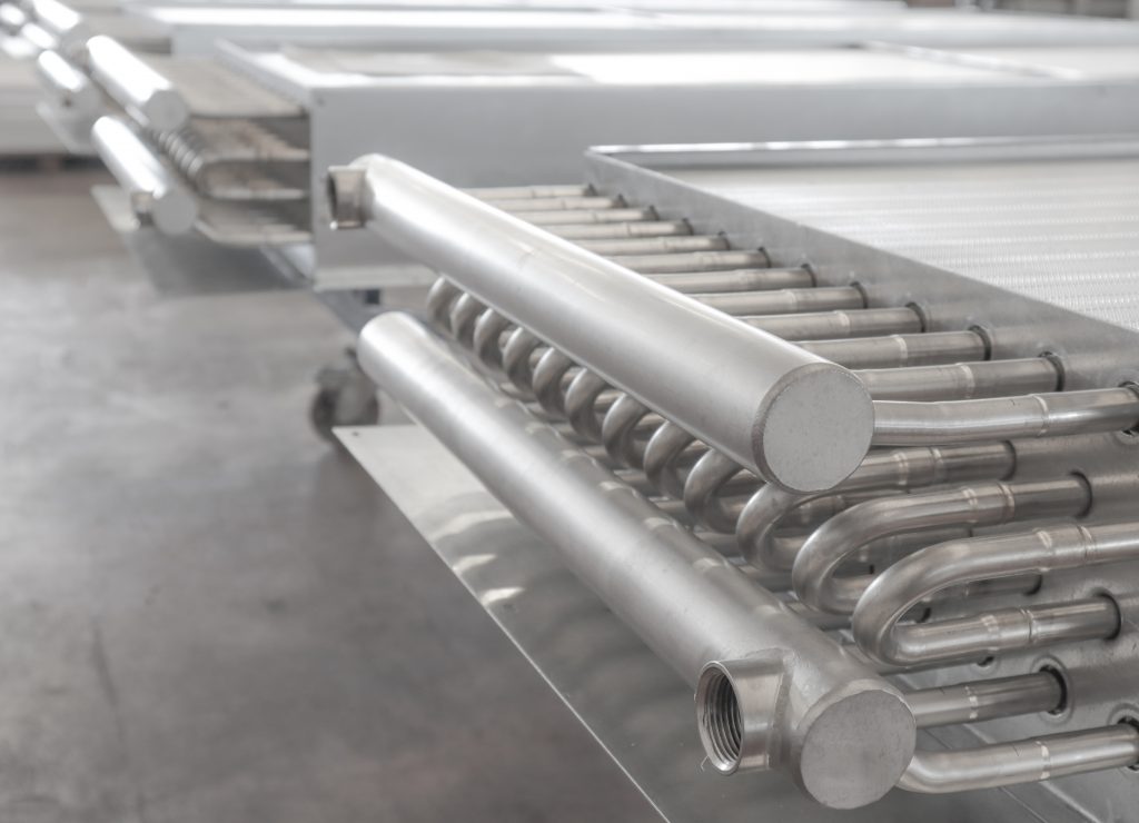 ThermoKey finned pack heat exchangers in stainless steel