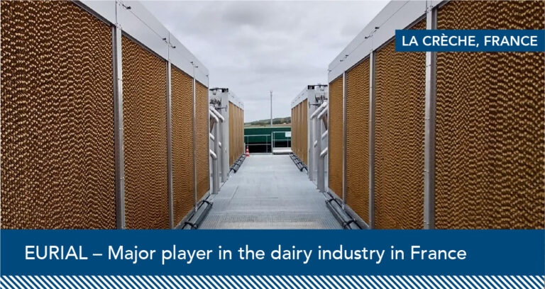 Temperature control of the coldrooms for milk processing